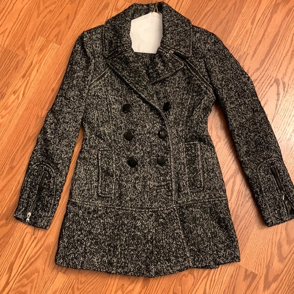 Guess | Jackets & Coats | Guess Tweed Wool Coat | Poshmark